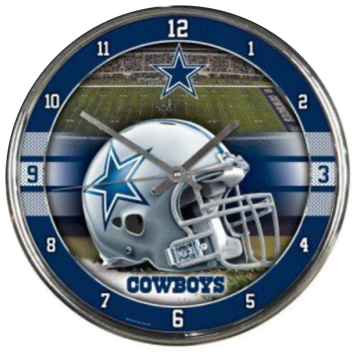 Dallas Cowboys WinCraft NFL Chrome Clock - Proleaguesports.ca – Pro ...